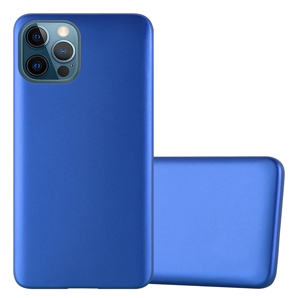 Cadorabo Case for Apple iPhone 12 PRO MAX Cover in METALLIC BLUE Matt ...