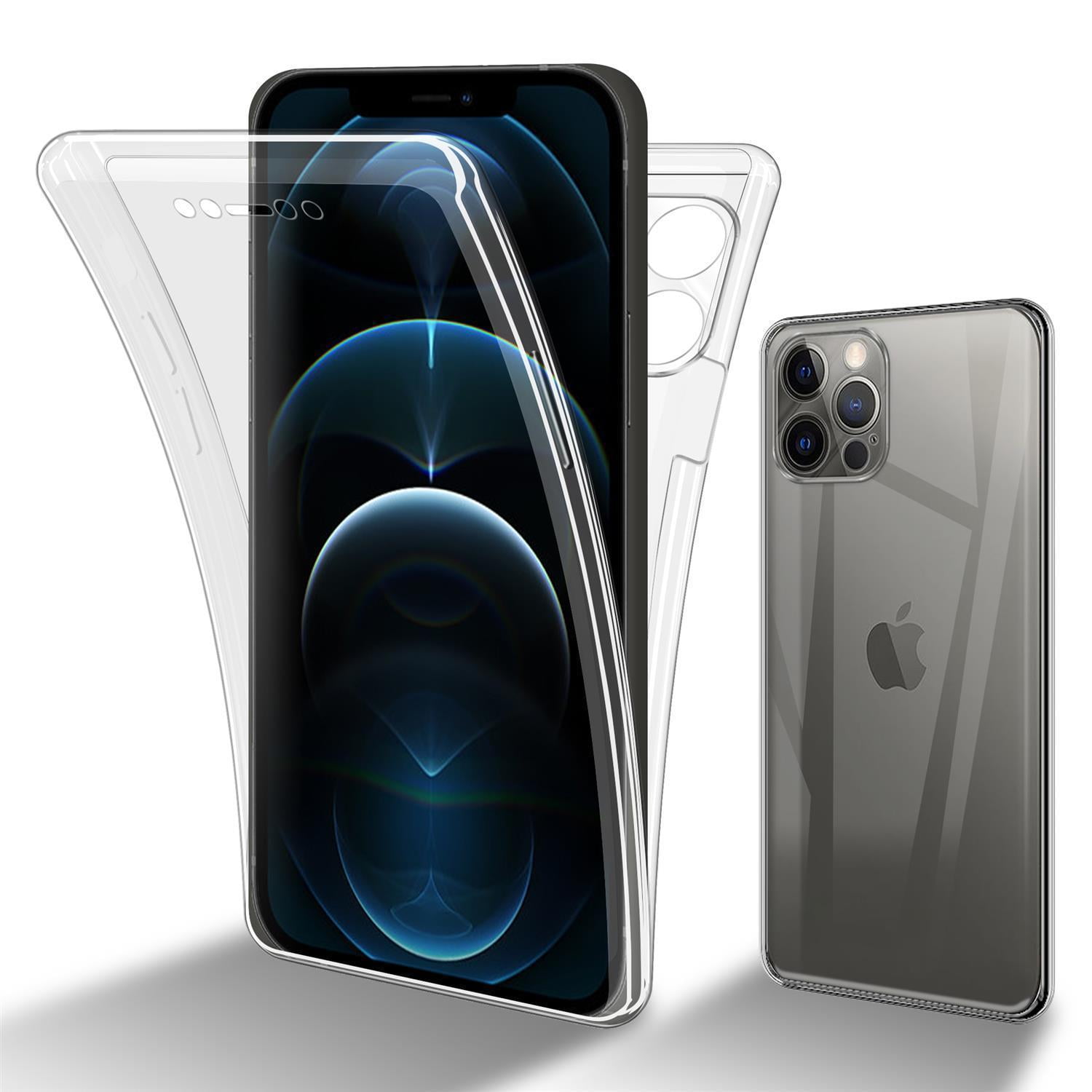 Cadorabo Case for Apple iPhone 12 in TRANSPARENT Full Body Cover with ...