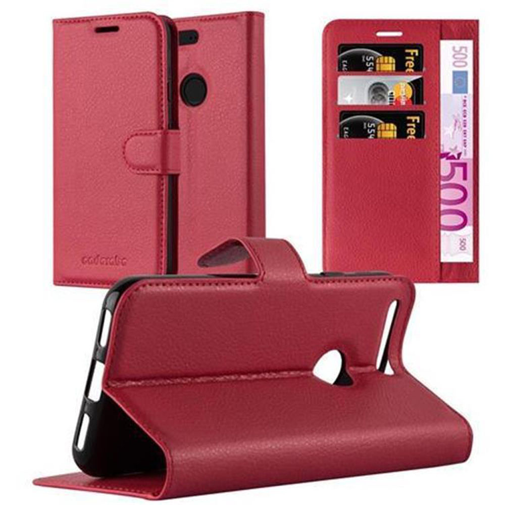 Cadorabo Case for Google PIXEL Cover in CANDY APPLE RED magnetic ...