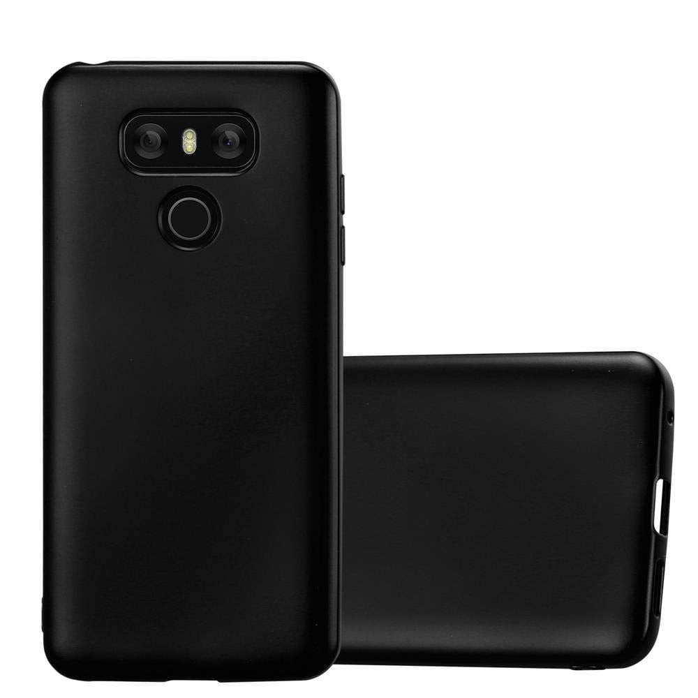 Cadorabo Case for LG G6 Cover in METALLIC BLACK Matt Metallic ...