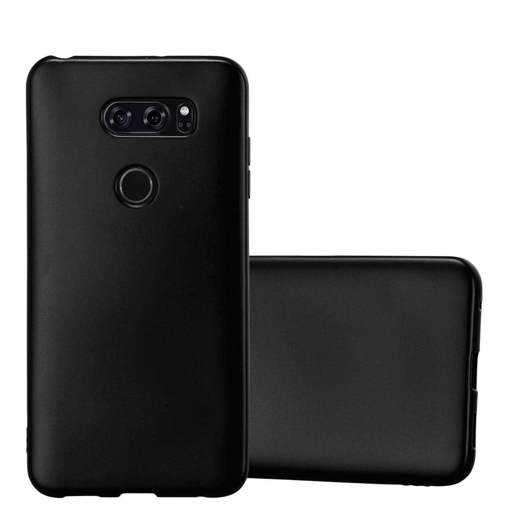 Cadorabo Case for LG V30 / V30+ / V30S / V30S+ Cover in METALLIC BLACK ...