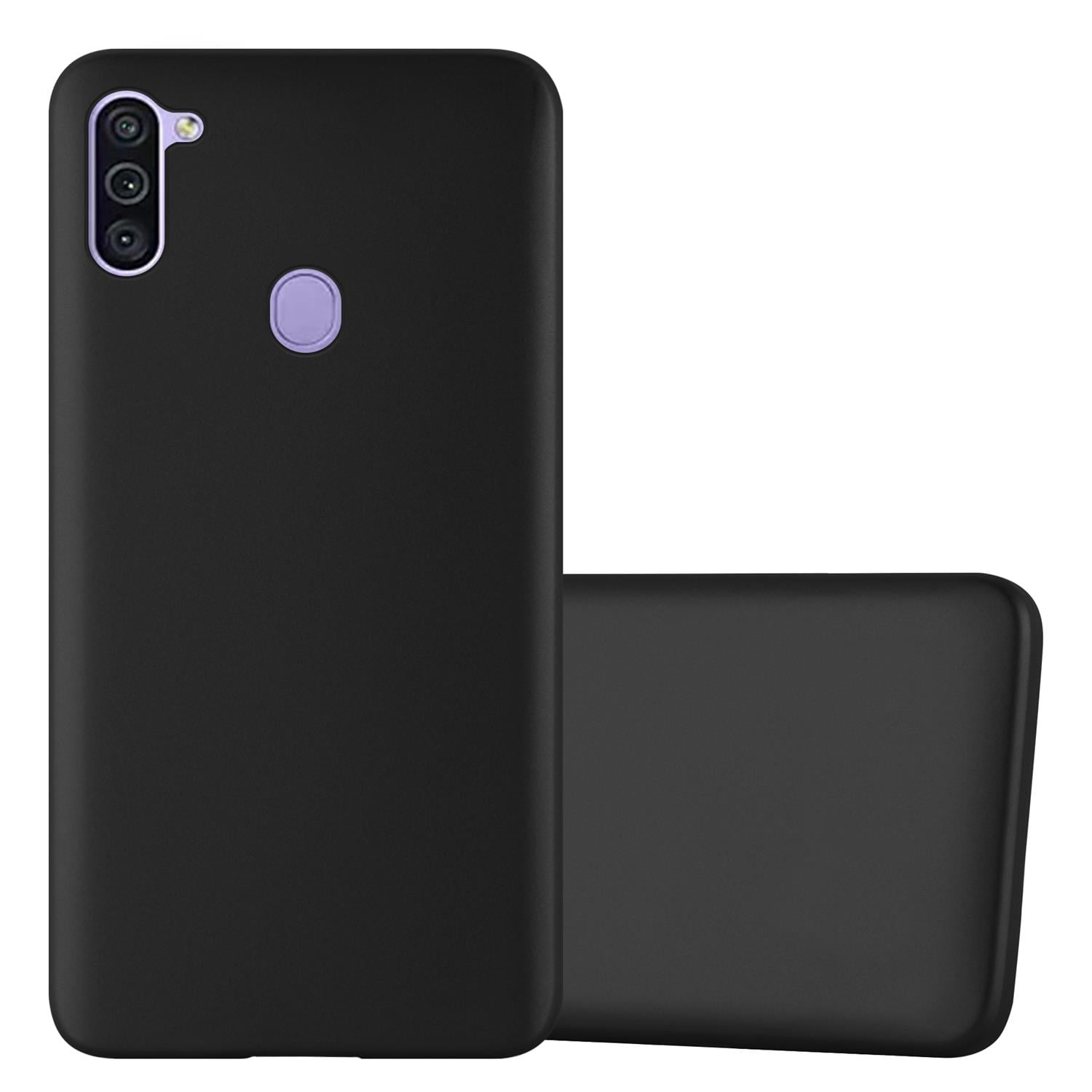 Cadorabo Case for Samsung Galaxy A11 / M11 Cover in METALLIC BLACK Matt ...