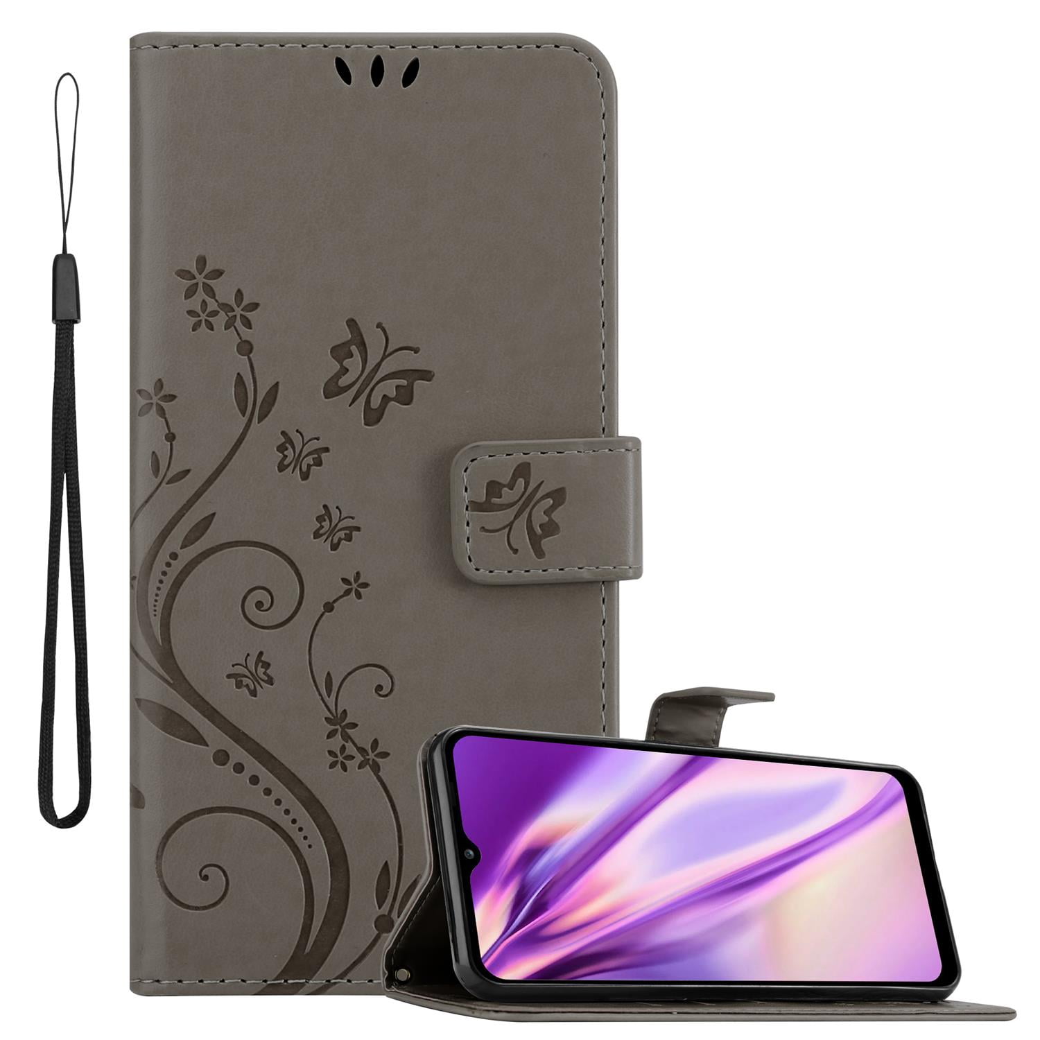 Cadorabo Case for Samsung Galaxy A12 / M12 Cover in FLORAL GREY in ...