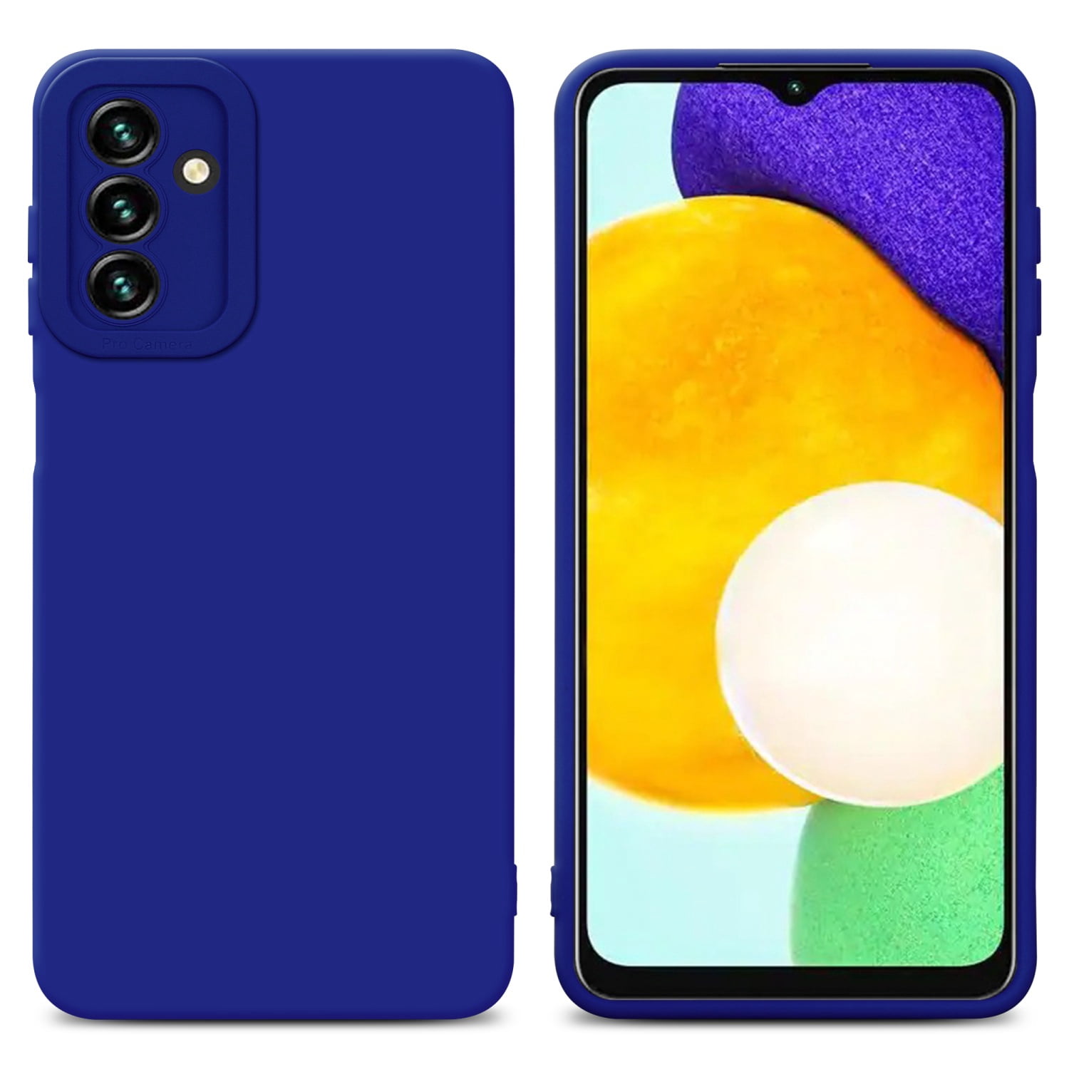 Cadorabo Case for Samsung Galaxy A13 5G Cover in FLUID BLUE TPU ...