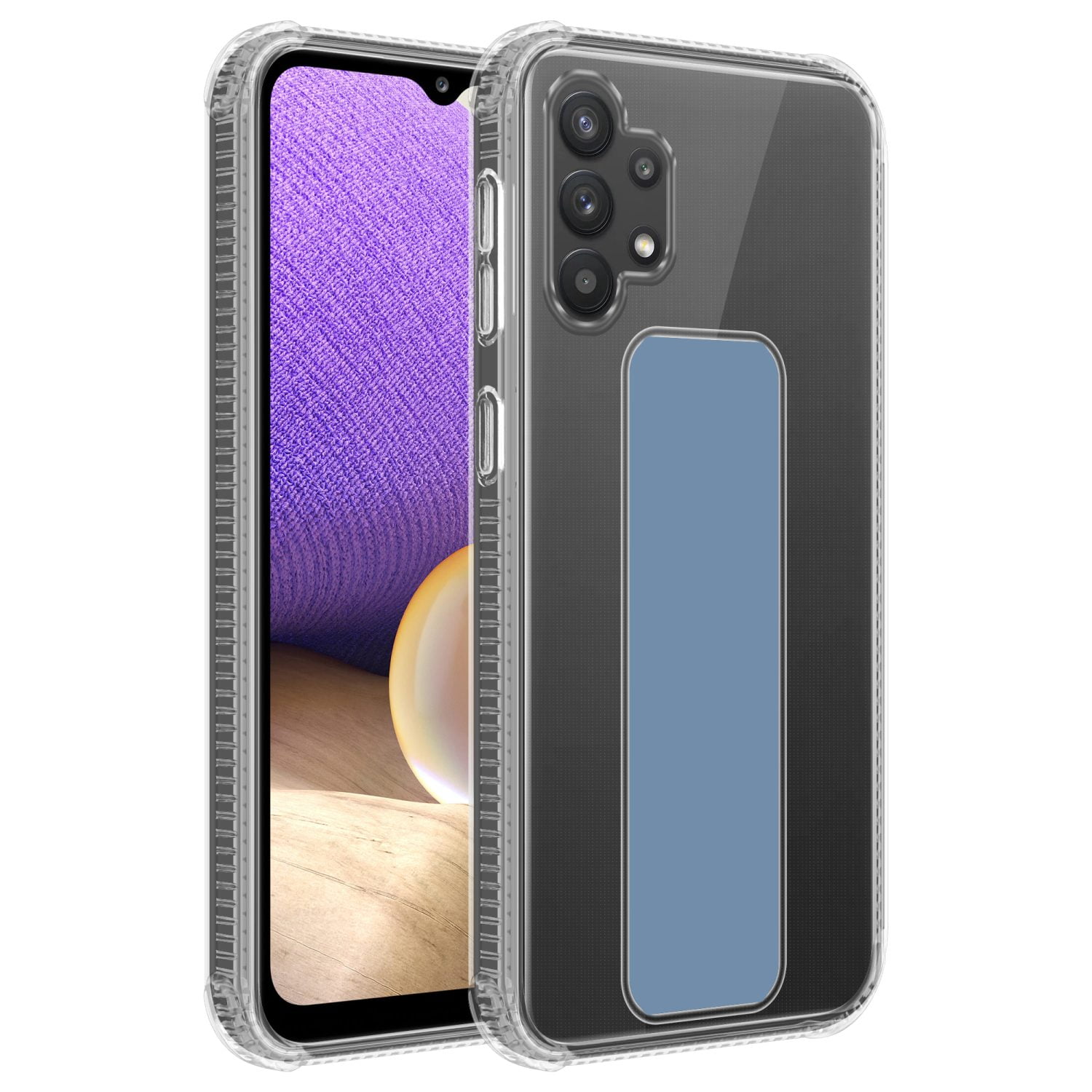 Cadorabo Case for Samsung Galaxy A32 4G Cover in LIGHT BLUE with holder ...