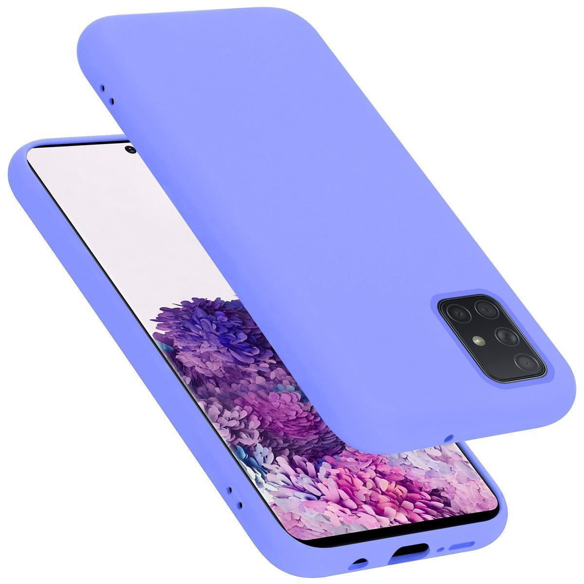 Cadorabo Case for Samsung Galaxy A71 5G Cover in LIQUID LIGHT PURPLE ...
