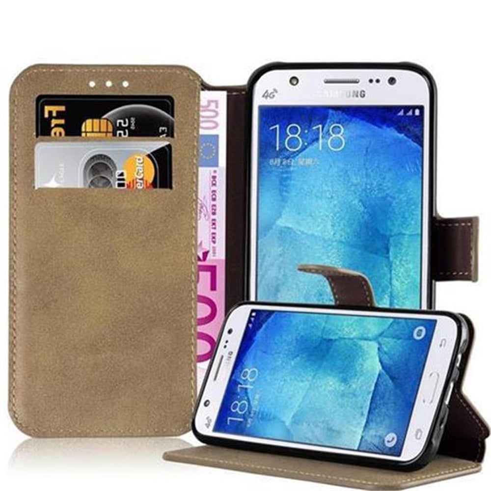 Cadorabo Case for Samsung Galaxy J5 2015 Cover in MATT SAND BROWN in ...