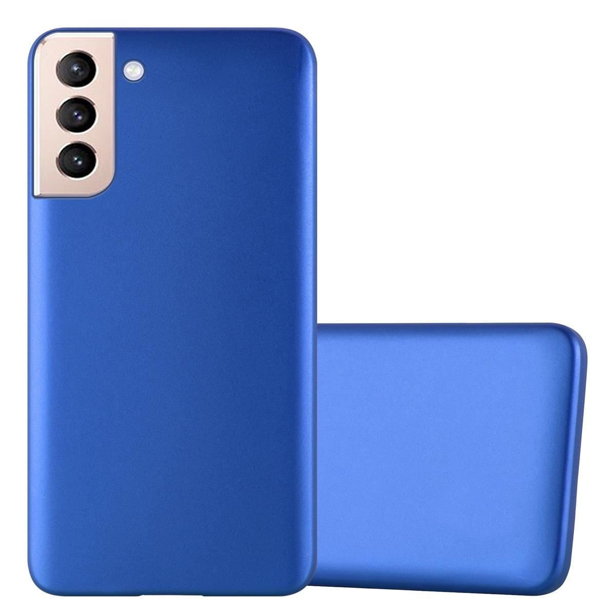 Cadorabo Case for Samsung Galaxy S21 PLUS Cover in METALLIC BLUE Matt ...