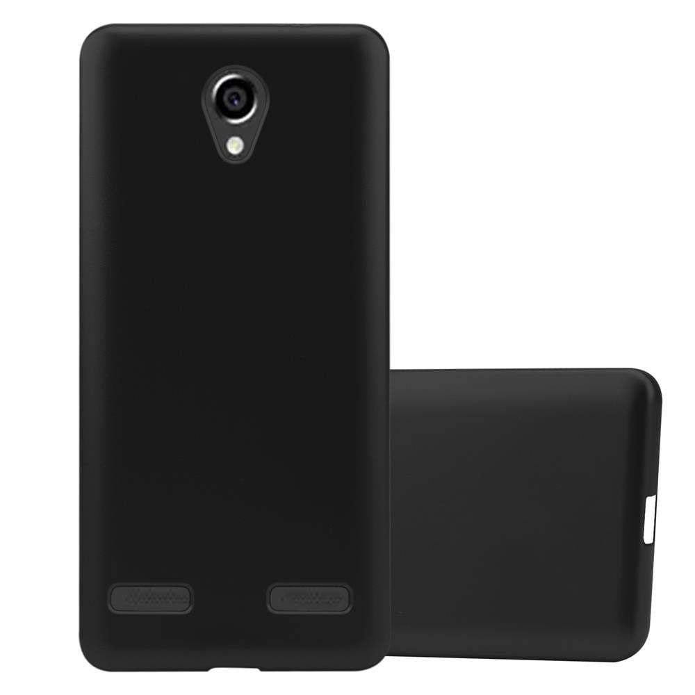 Cadorabo Case for ZTE Blade L7 Cover in METALLIC BLACK Matt Metallic ...