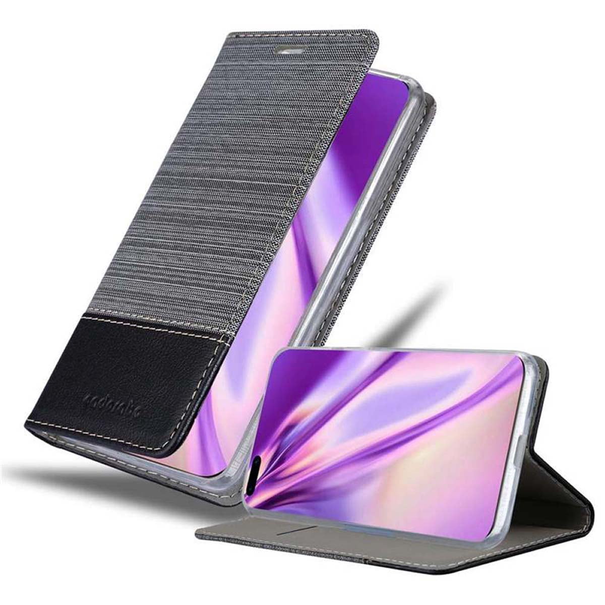 Cadorabo Cover for Huawei P40 PRO / P40 PRO+ Case in GREY BLACK ...