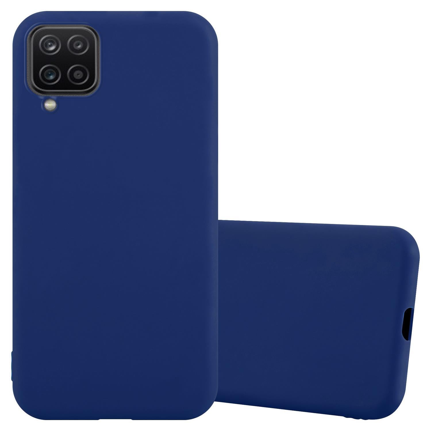 Cadorabo Cover for Samsung Galaxy A12 / M12 Case in CANDY DARK BLUE TPU ...