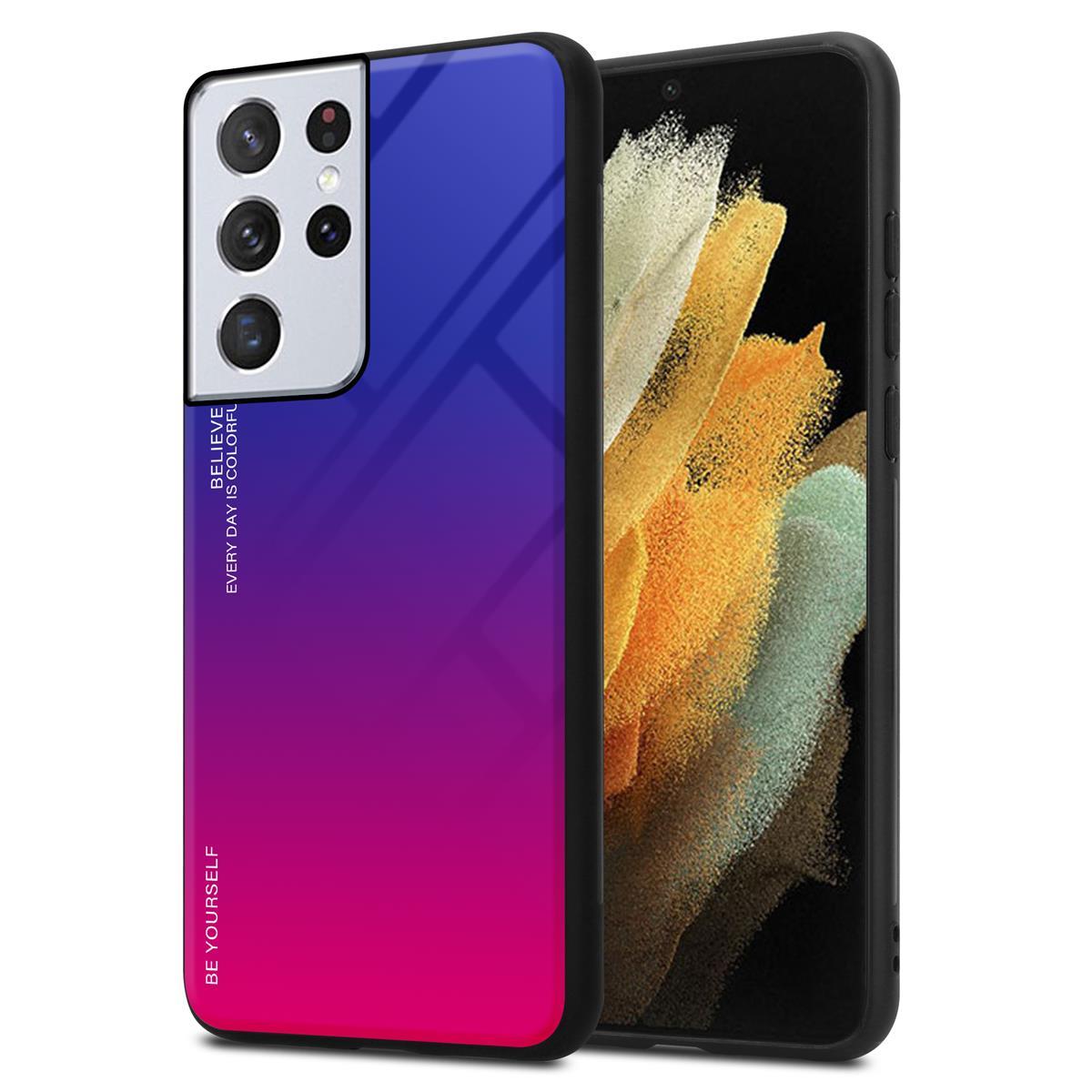 Cadorabo Cover for Samsung Galaxy S21 ULTRA Case in PURPLE - RED ...