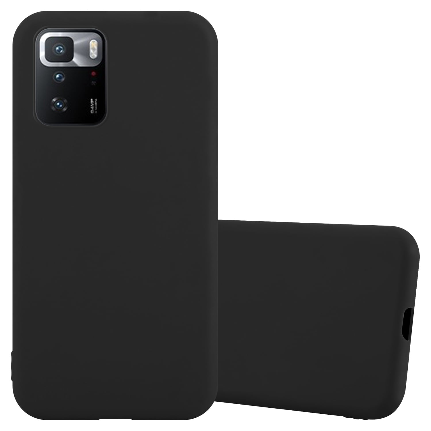 Cadorabo Cover for Xiaomi POCO X3 GT Case in CANDY BLACK TPU silicone ...