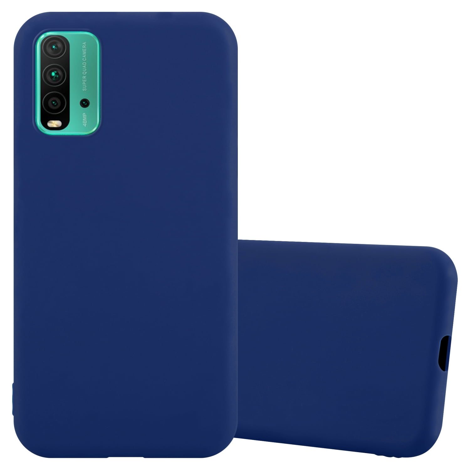Cadorabo Cover for Xiaomi RedMi 9T / POCO M3 Case in CANDY DARK BLUE ...