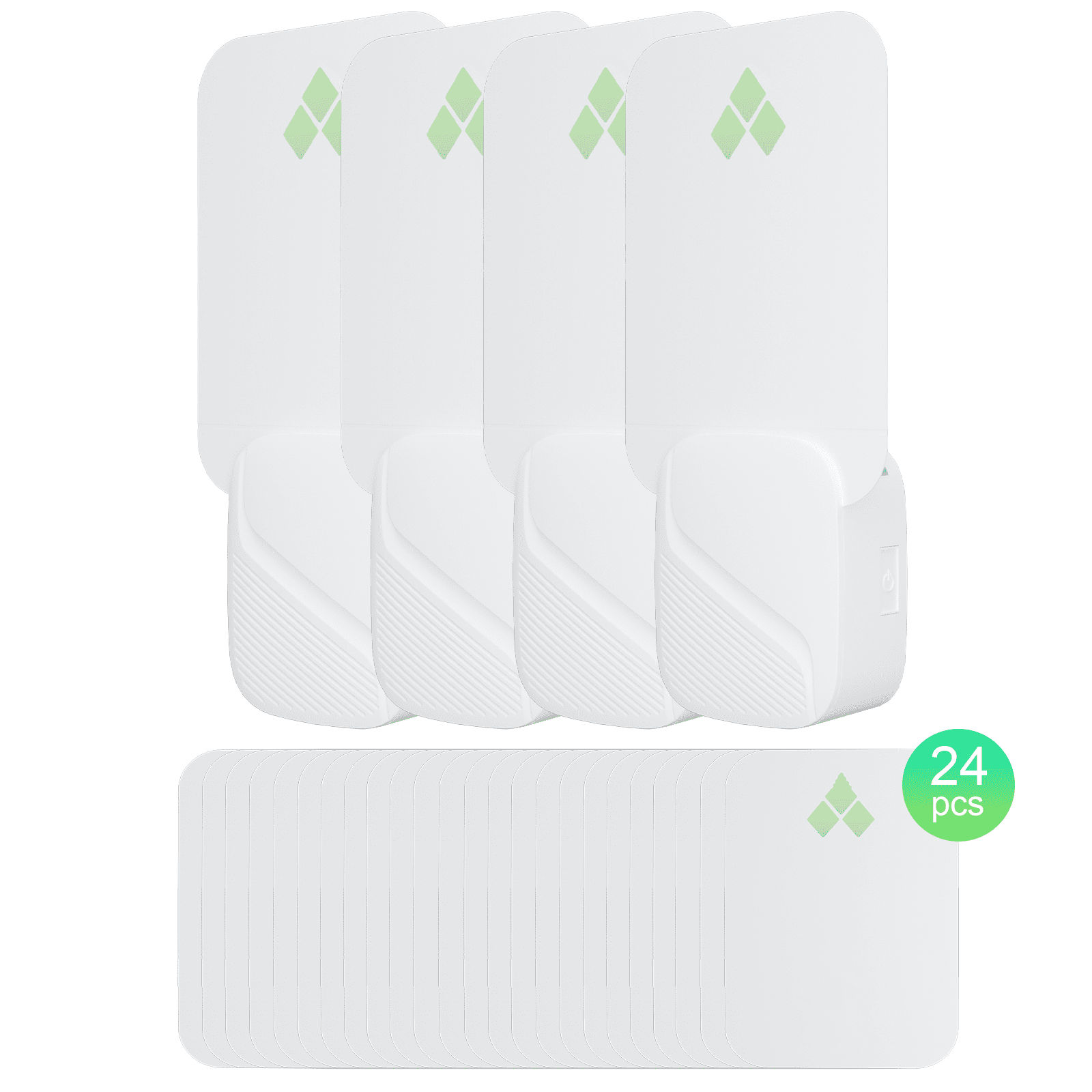 Cadorabo Indoor Fly Trap (4 Devices + 24 Glue Cards), Plug-in Flying ...