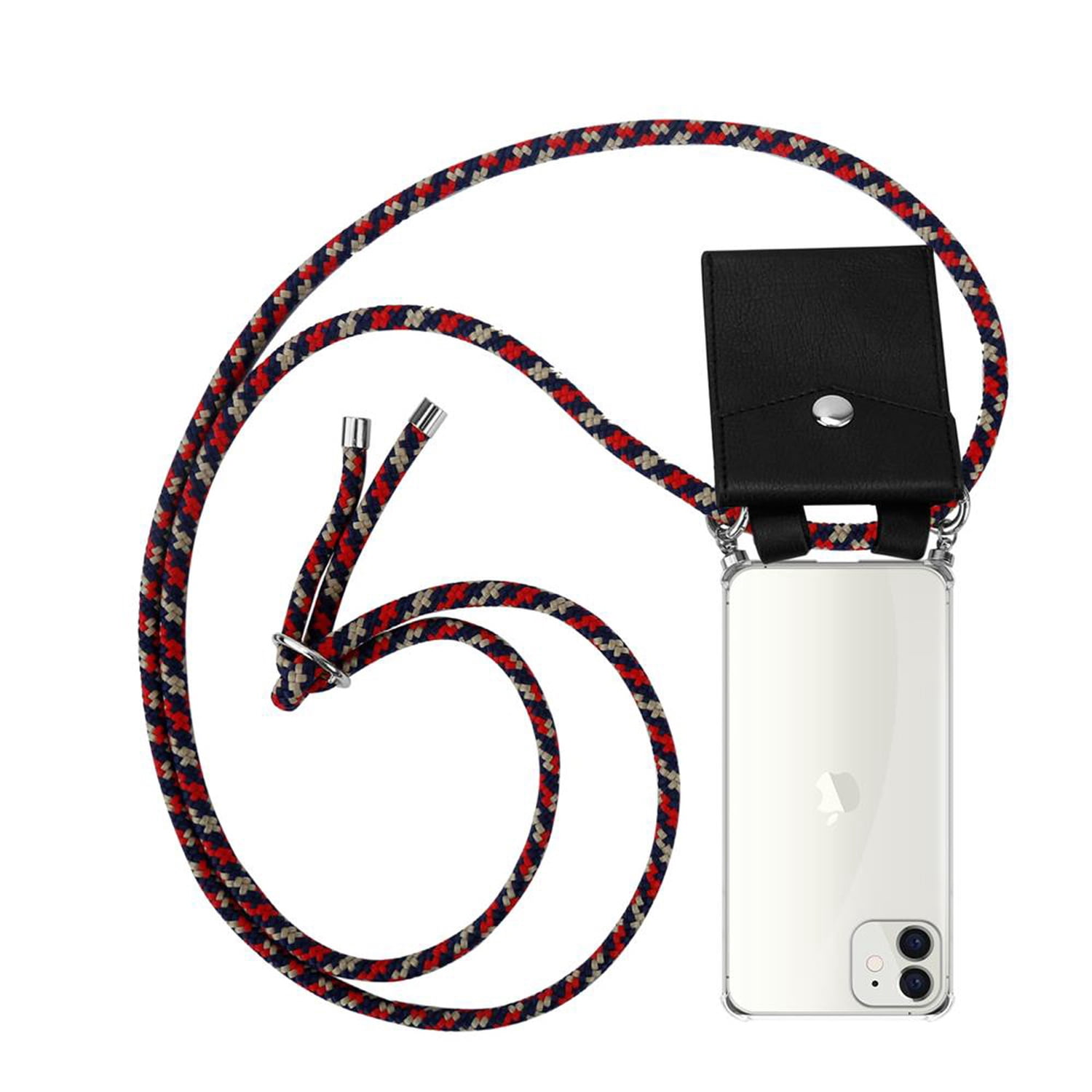 Cadorabo Phone Chain for Apple iPhone 12 MINI Cover in RED BLUE YELLOW ...