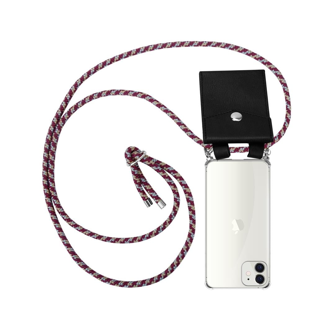 Cadorabo Phone Chain for Apple iPhone 12 MINI Cover in RED YELLOW WHITE ...