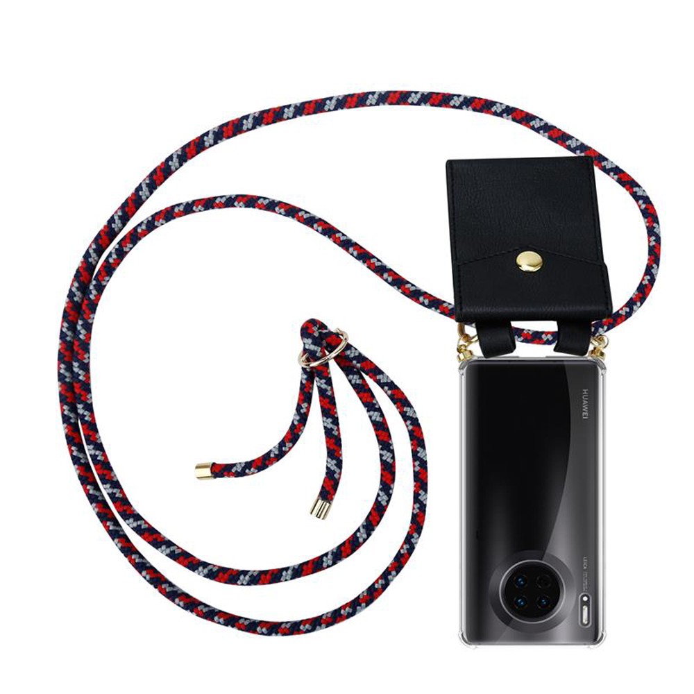 Cadorabo Phone Chain for Huawei MATE 30 Case in RED BLUE WHITE with ...