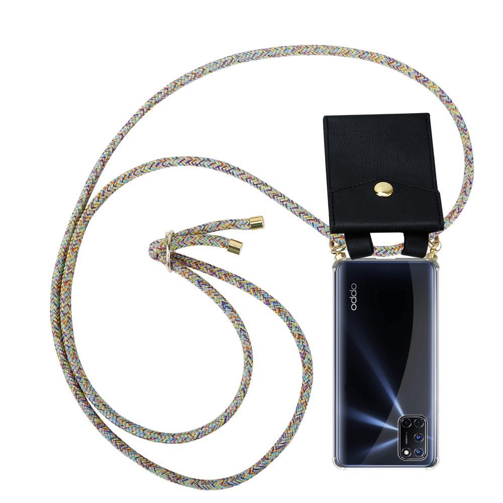 Cadorabo Phone Chain for Oppo A52 Case in RAINBOW with detachable Cover ...