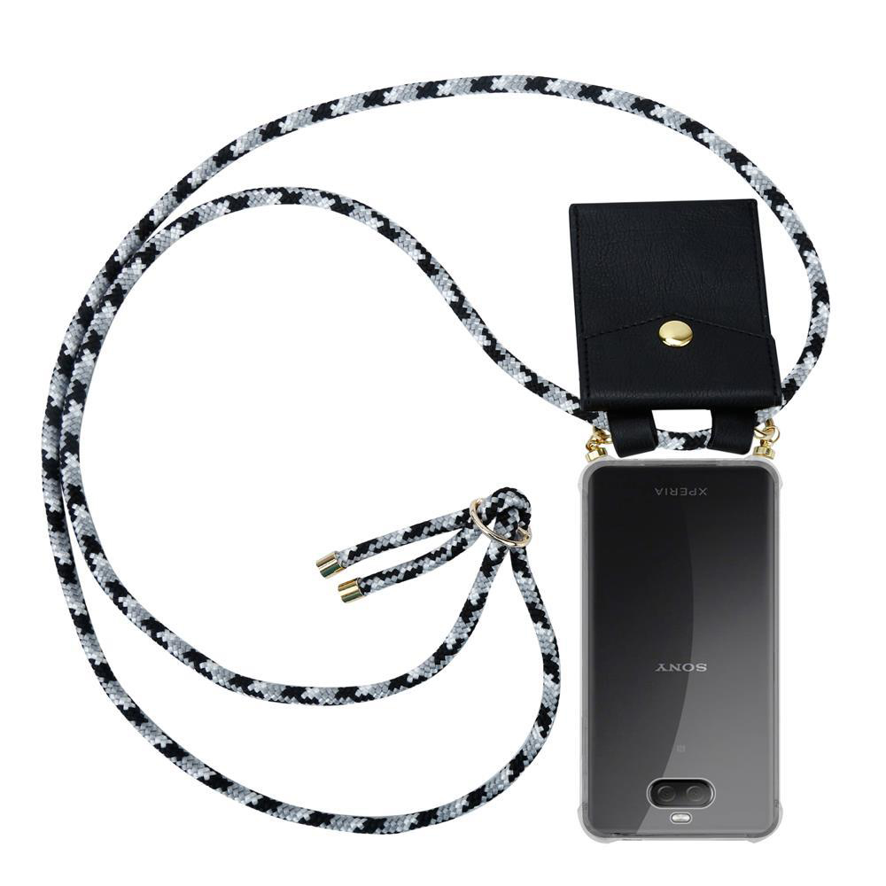 Cadorabo Phone Chain for Sony Xperia 10 PLUS Case in BLACK CAMOUFLAGE ...