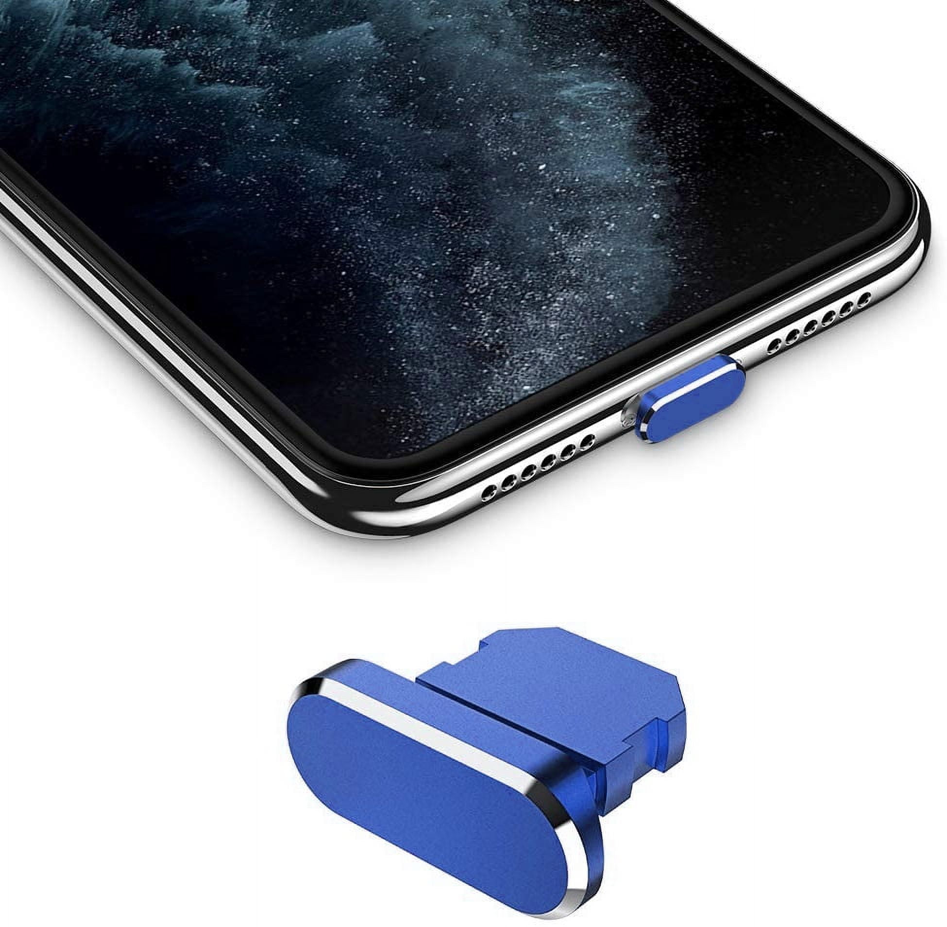 Cadorabo Protective Cap for Apple iPhone in Dark Blue - Dust Protection ...