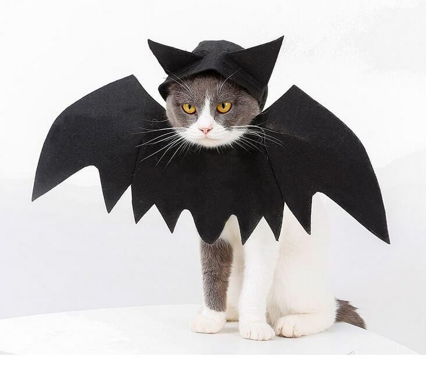 Cadorn 1 PCS Halloween Pet Bat Wing Costume, Lightweight Soft Cloth Bat ...