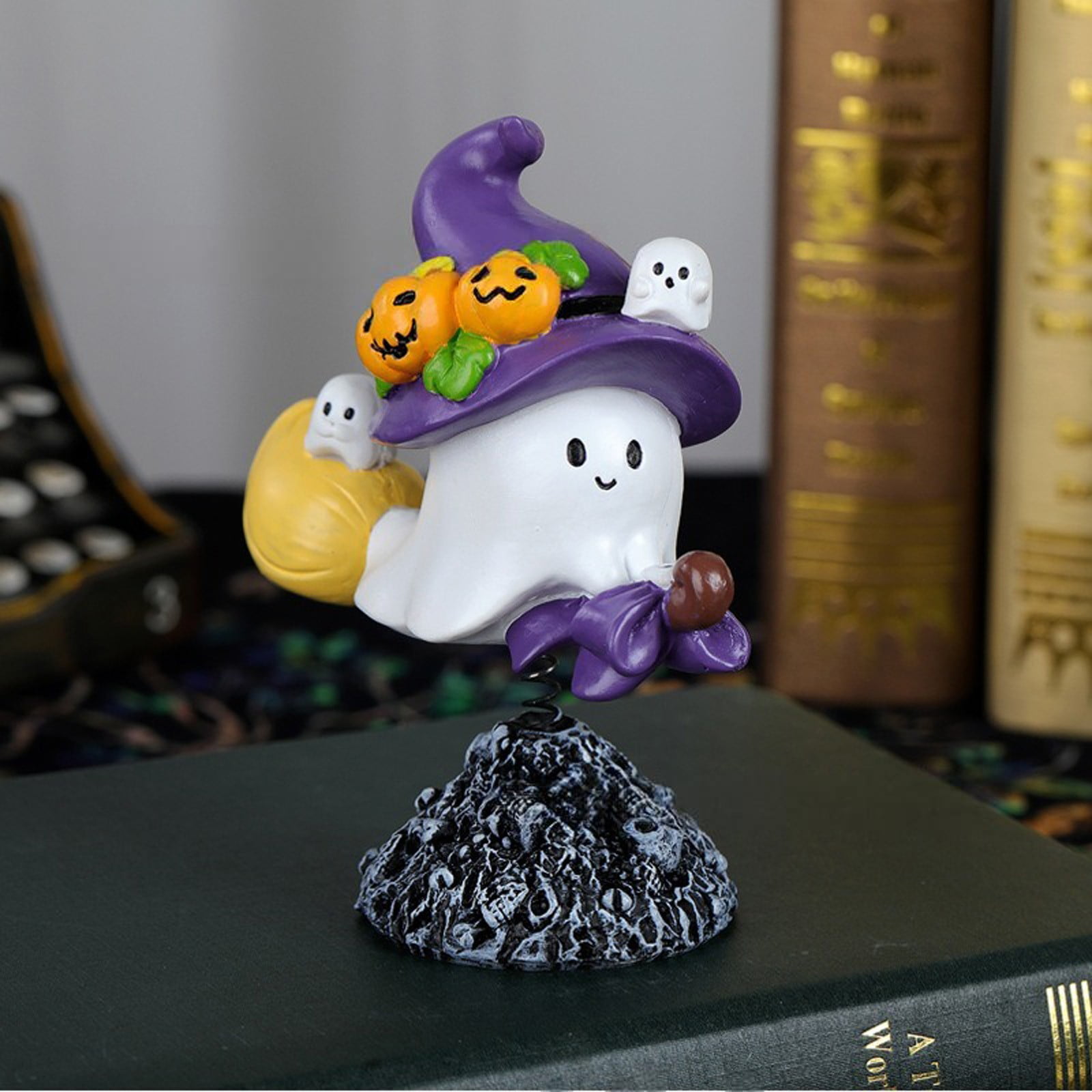Cadorn 1PCS Ghost Swing Pendant with Swaying Motion, Halloween ...