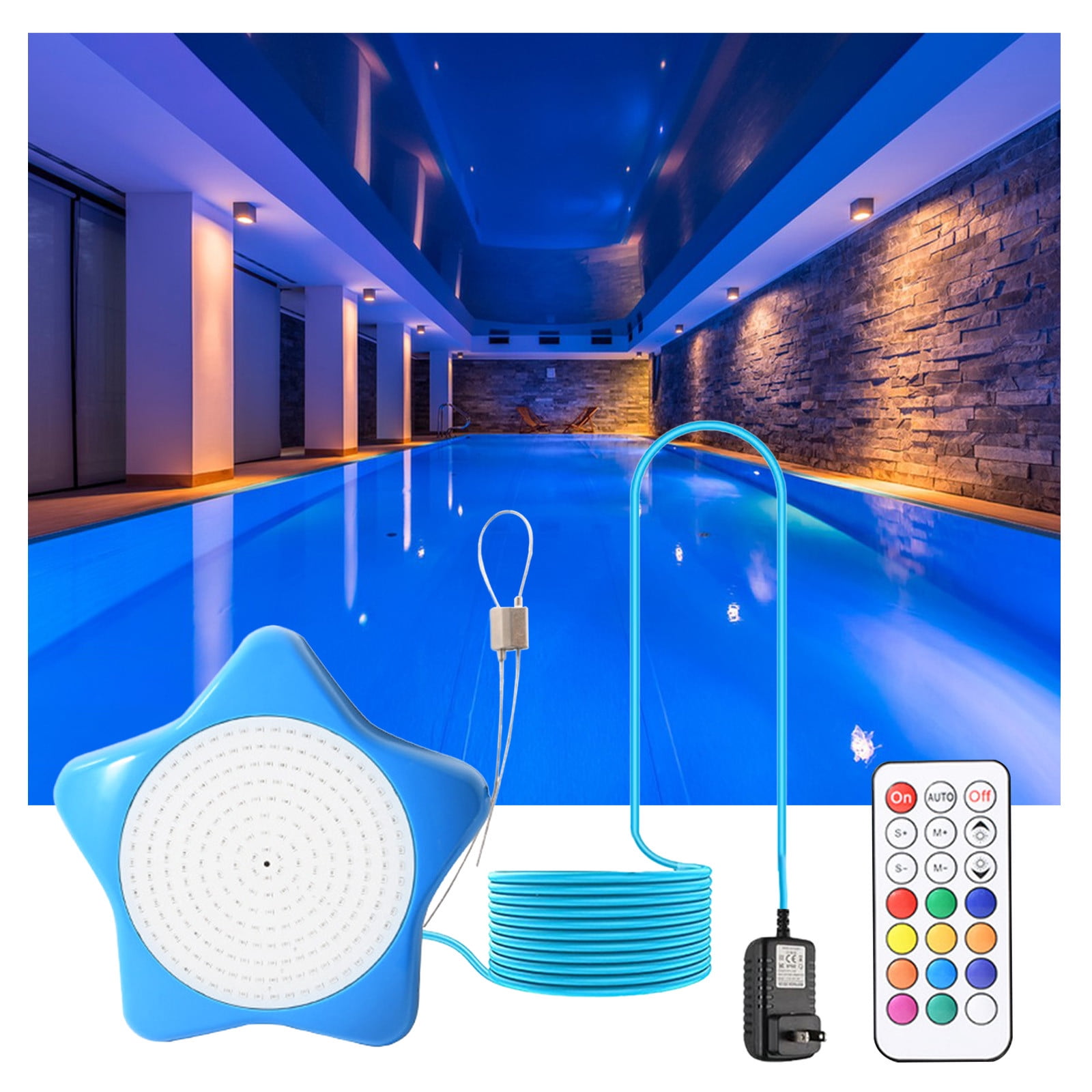 Cadorn 20W RGB Dimmable LED Pool Lights with APP Control - IP68 ...