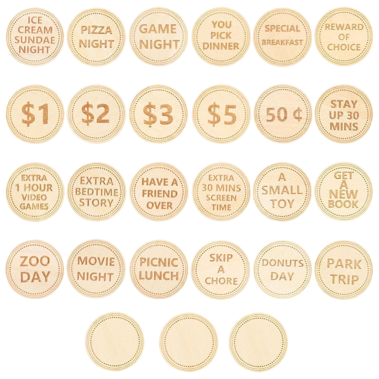 Cadorn Children’s Easter Egg Stuffing Wooden Coins – Fun Activity ...