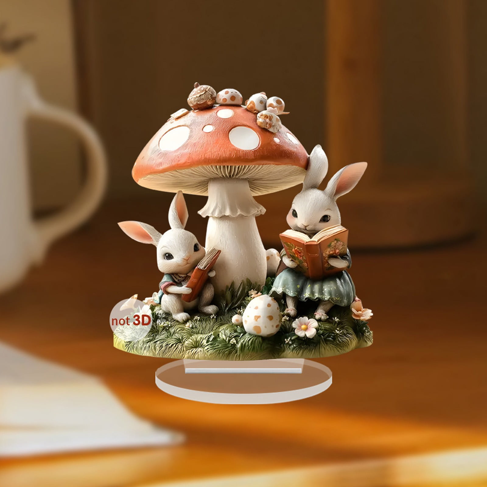 Cadorn Cute Animal Figurines, Acrylic Garden Decor & Desktop Party ...