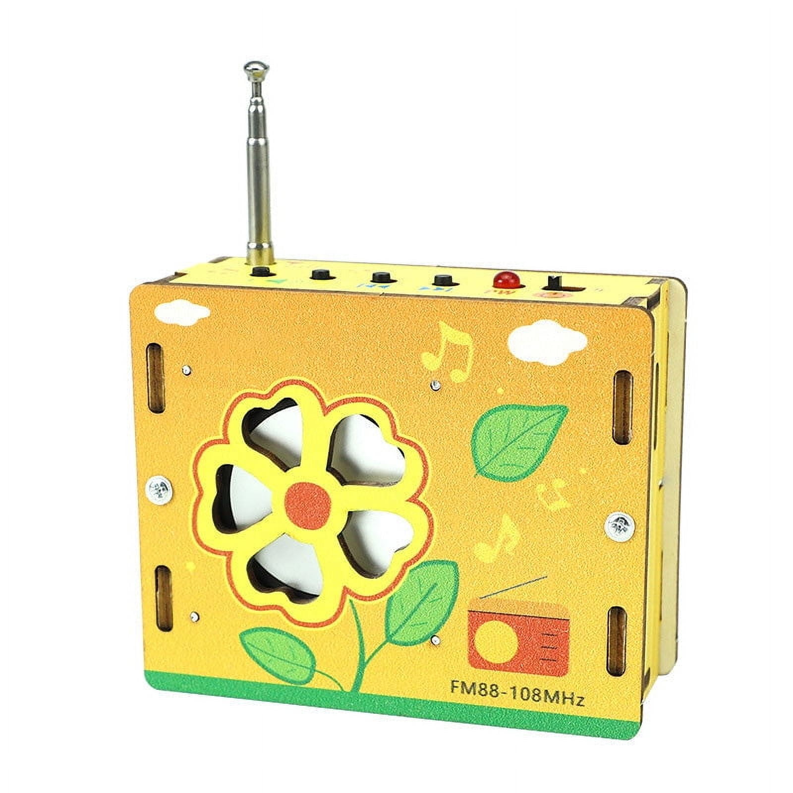 Cadorn Educational Children’s DIY Mini Radio Toy - Requires Two AA ...