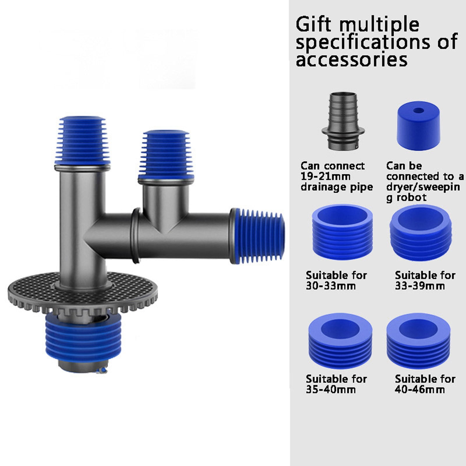 Cadorn Efficient Sewer Drainage Hose with Floor Connector & Odor ...