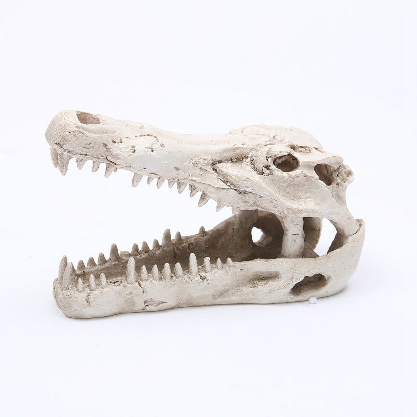Cadorn Halloween Skull Crocodile Aquarium Decoration - Spooky Fish Tank ...