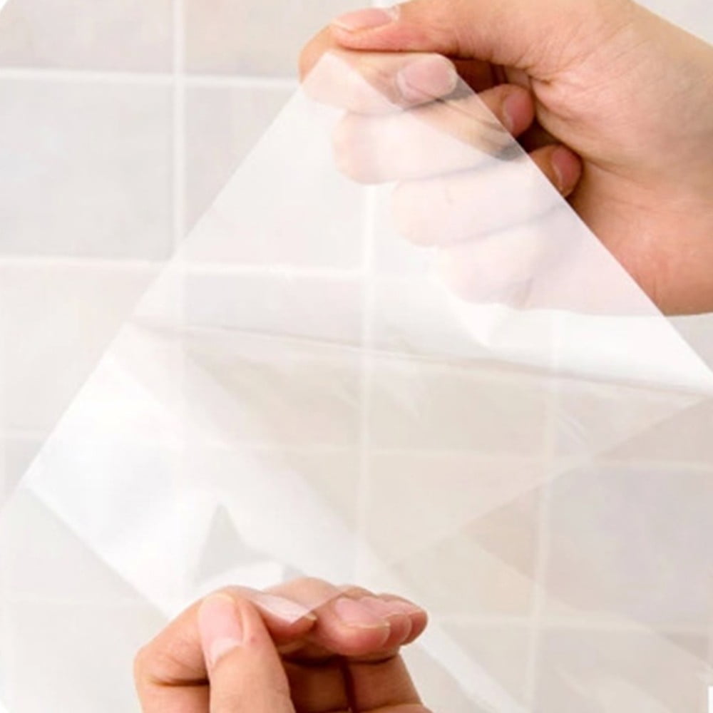Cadorn Kitchen Transparent Oil - Proof Film, Static Adhesive Backsplash ...