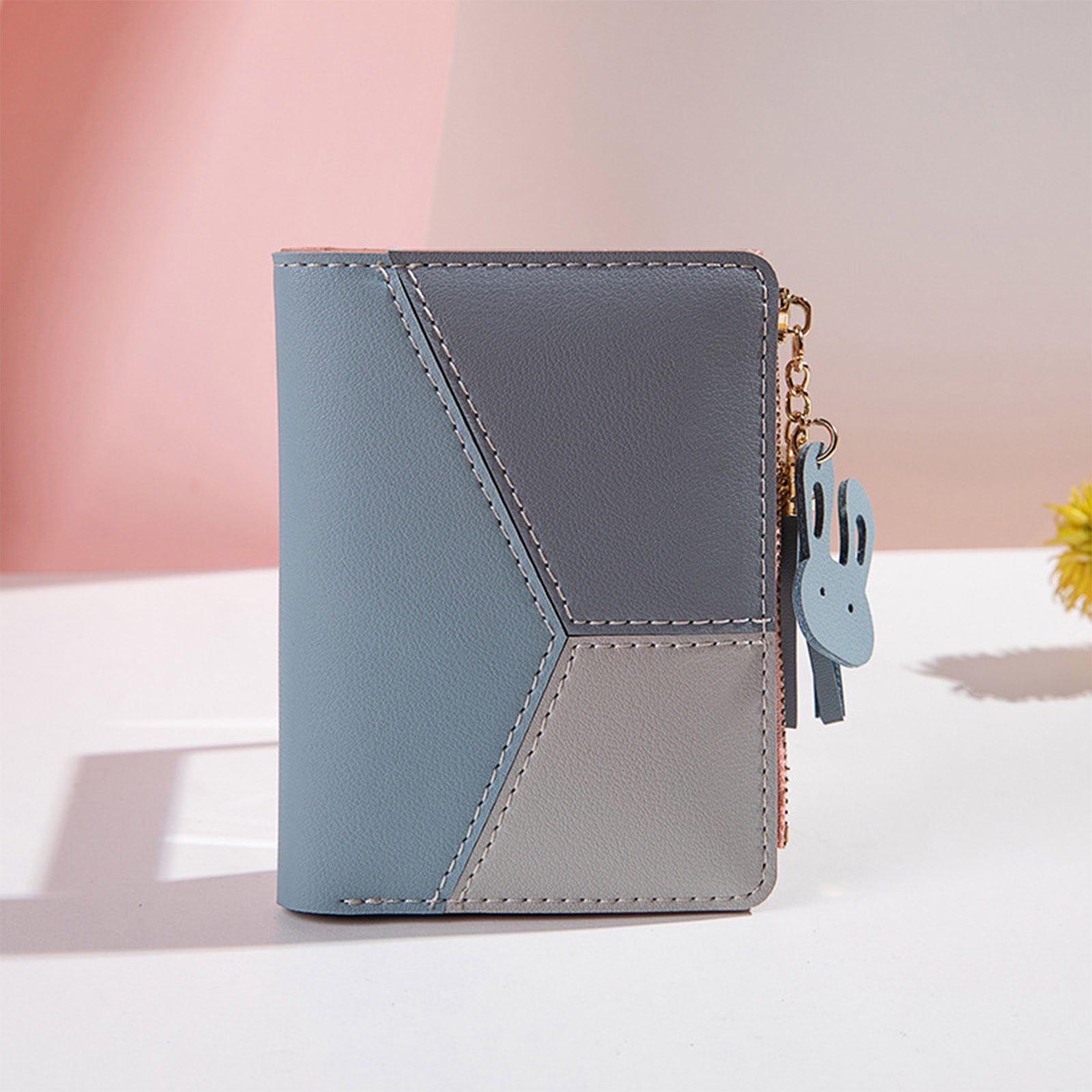 Cadorn PU Leather Wallet for Women Compact Multi-functional Zipper Coin ...