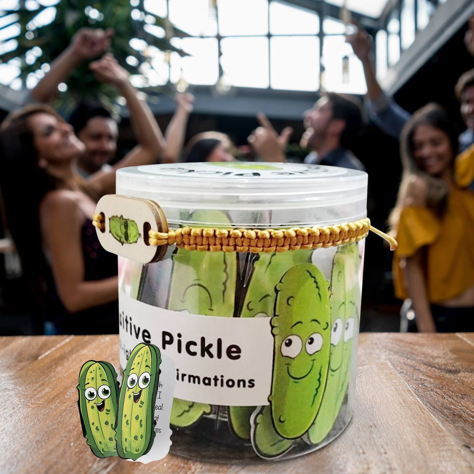 Cadorn Positive Pickle Emotional Support Affirmation Cards - Uplifting ...