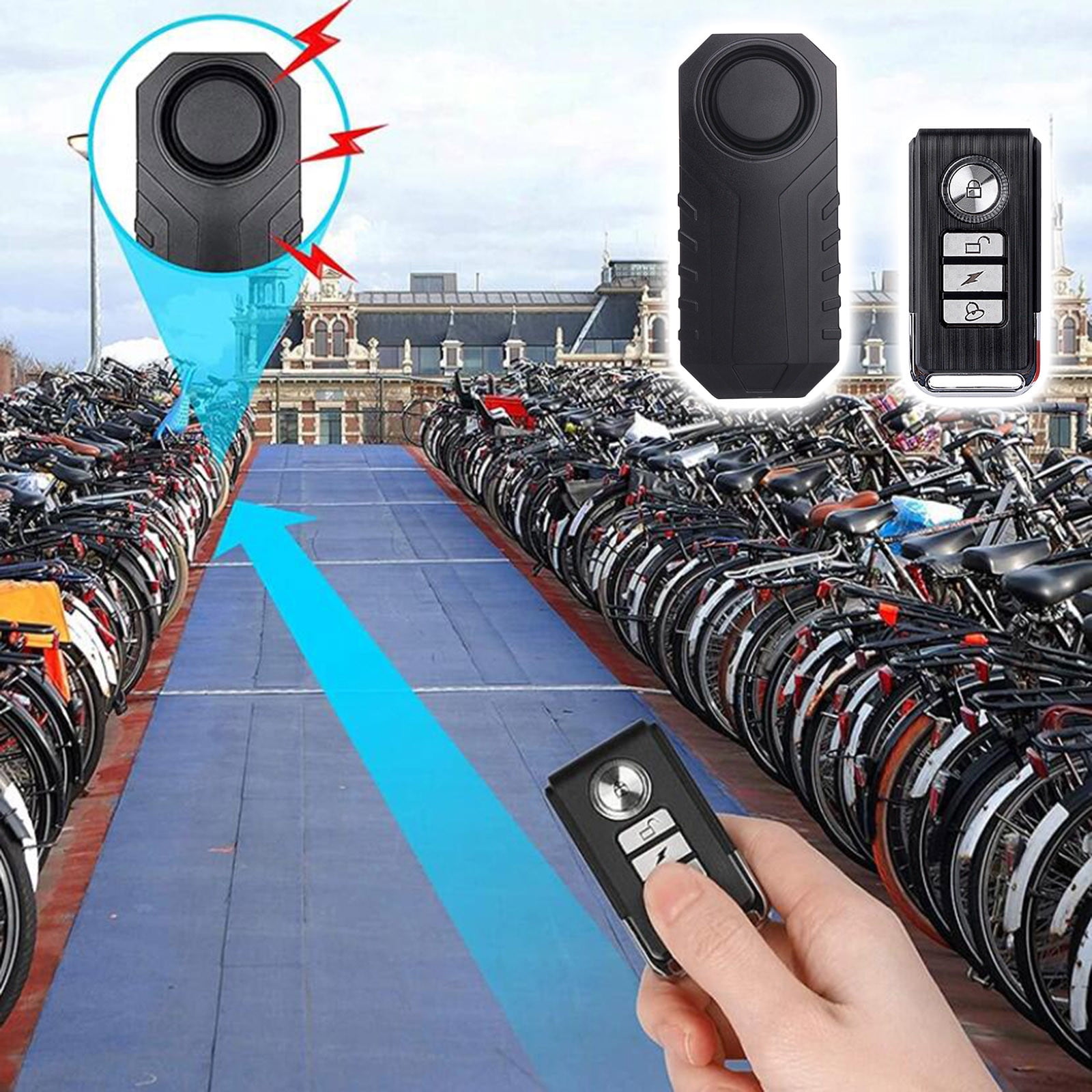 Cadorn Wireless Bike Anti-Theft Alarm – Smart Bicycle Security System ...