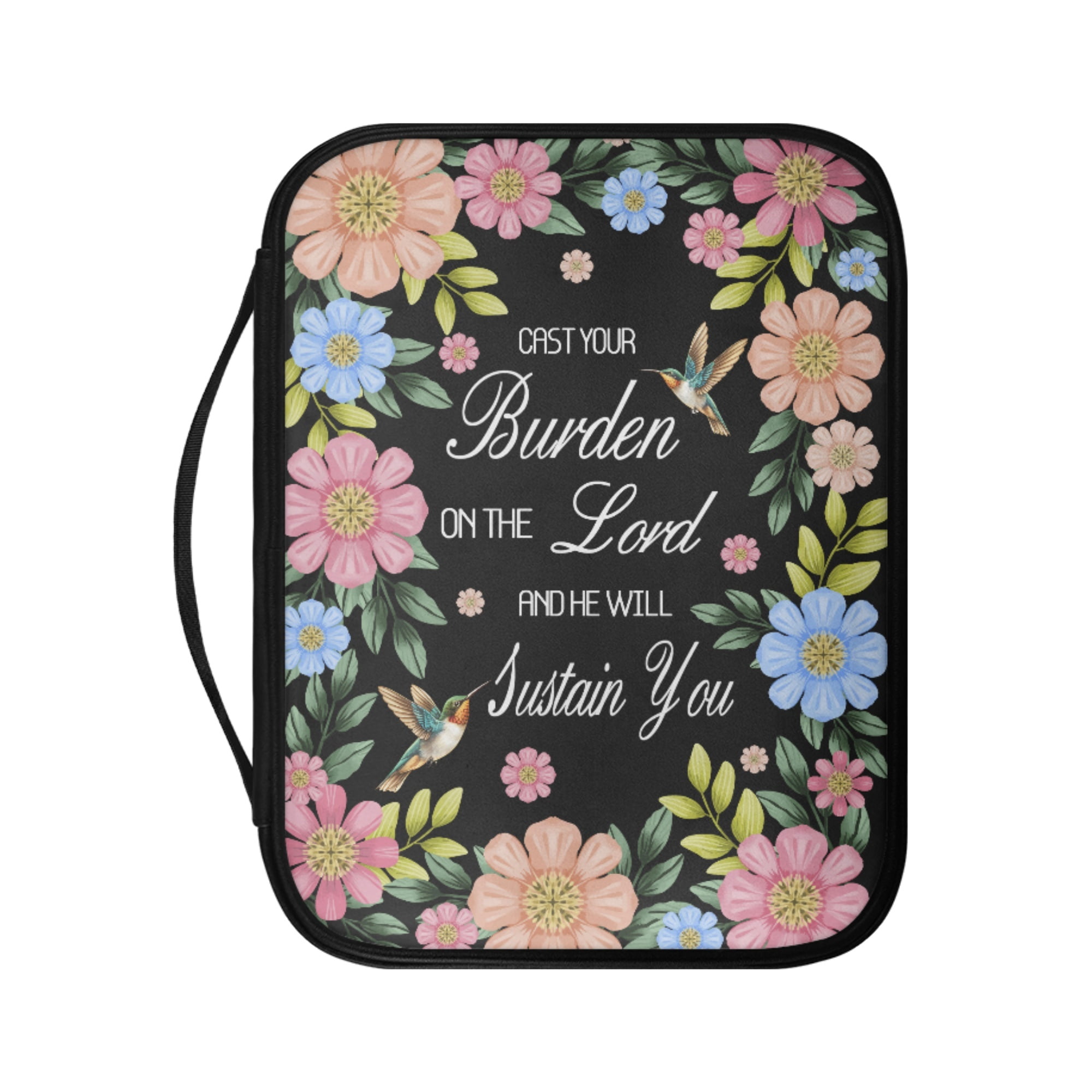 FKELYI Bible Cover with Zipper Pocket Faux Leater Bible Bags with ...