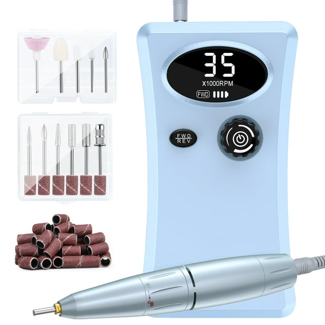 Cadrim Professional Manicure Pedicure Set Portable Electric Nail ...