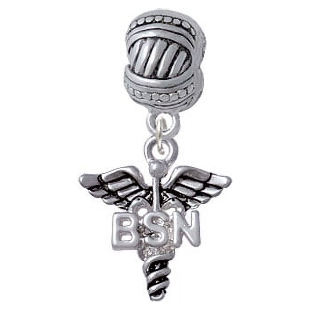 Caduceus - BSN - Large Rope with Cross Beads Charm Bead - Walmart.com