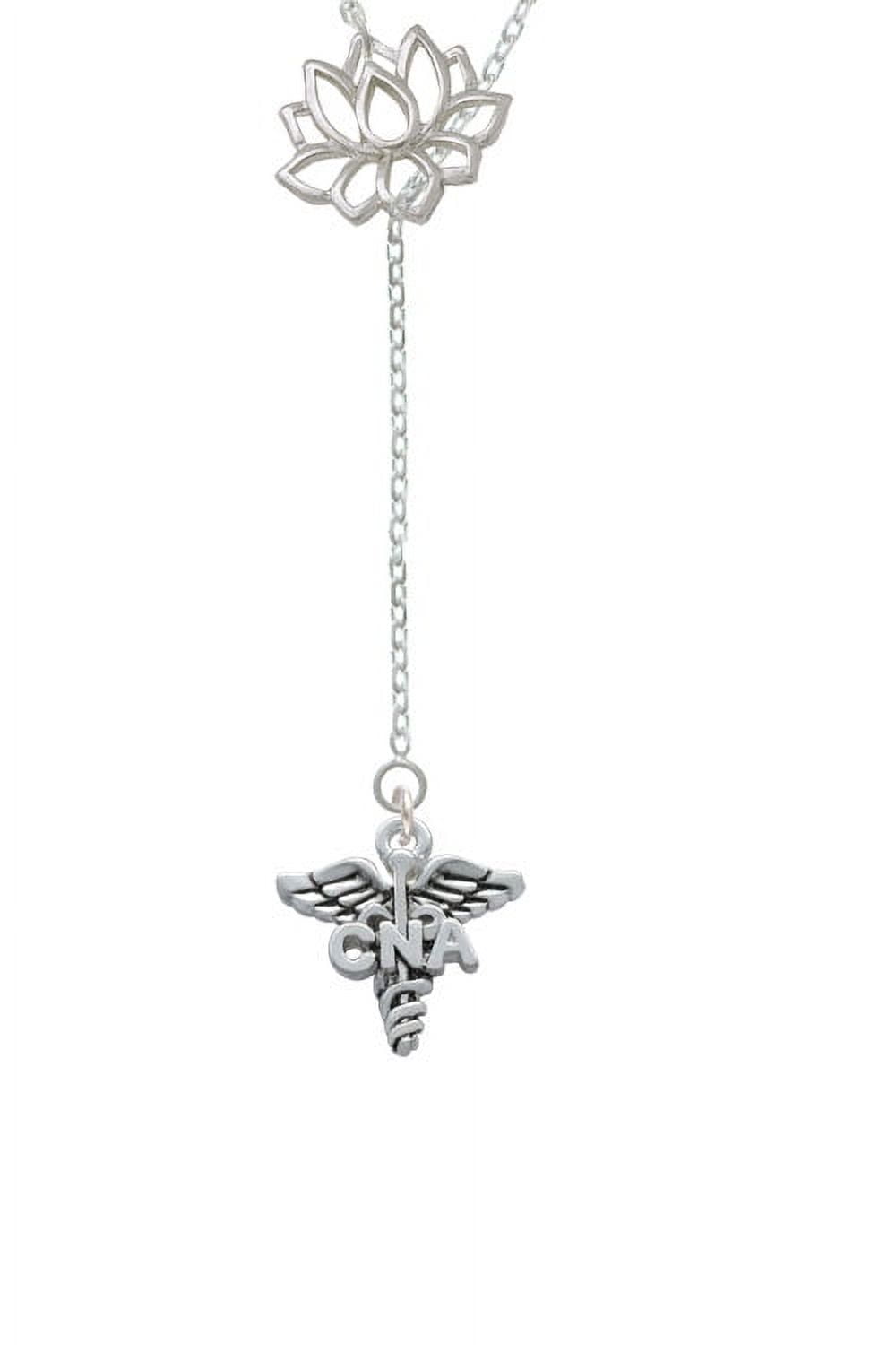 Caduceus - CNA Lotus Lariat Necklace - Walmart.com
