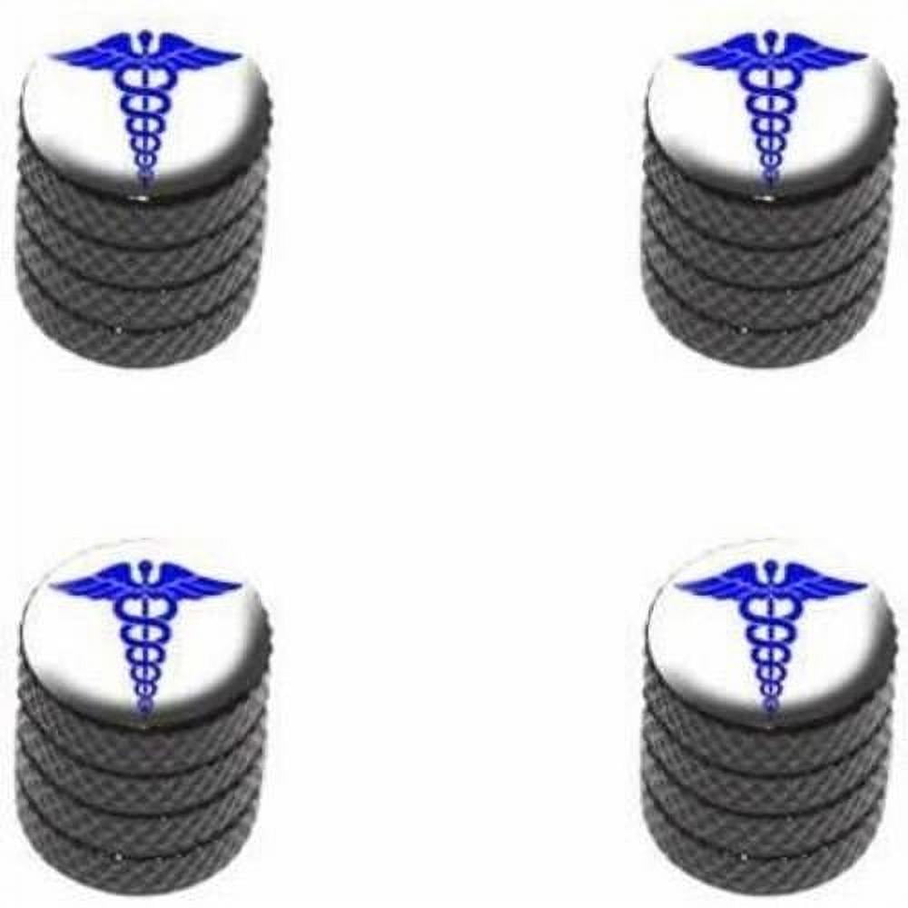 Caduceus Medical Symbol Blue Doctor MD RN EMT Tire Rim Wheel Aluminum ...