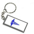 Caduceus Medical Symbol Blue Doctor Md Rn Emt Keychain Key Chain Ring ...