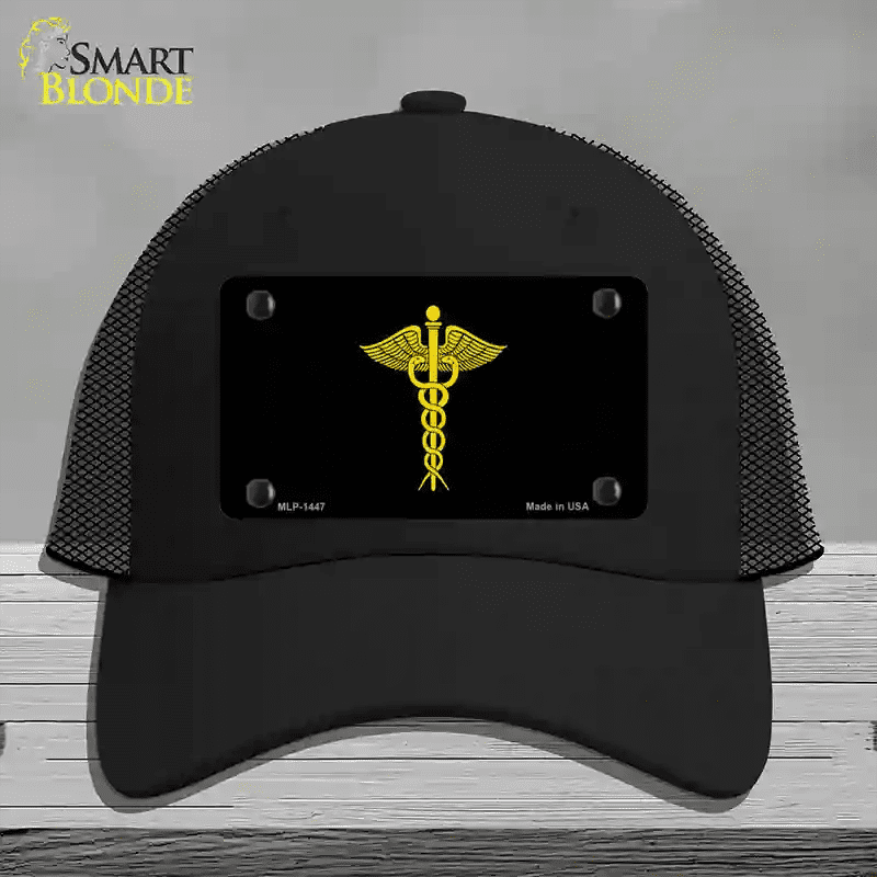 Caduceus Novelty License Plate Hat Mesh Black - Walmart.com