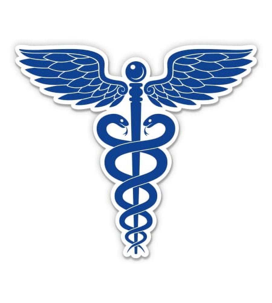 Caduceus Snake Medical EMT EMS Nurse Doctor Pharmacy - 12" Vinyl ...