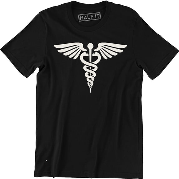 Caduceus Symbol Medical Service Medicine T-Shirt Stethoscope Rn Nurse ...