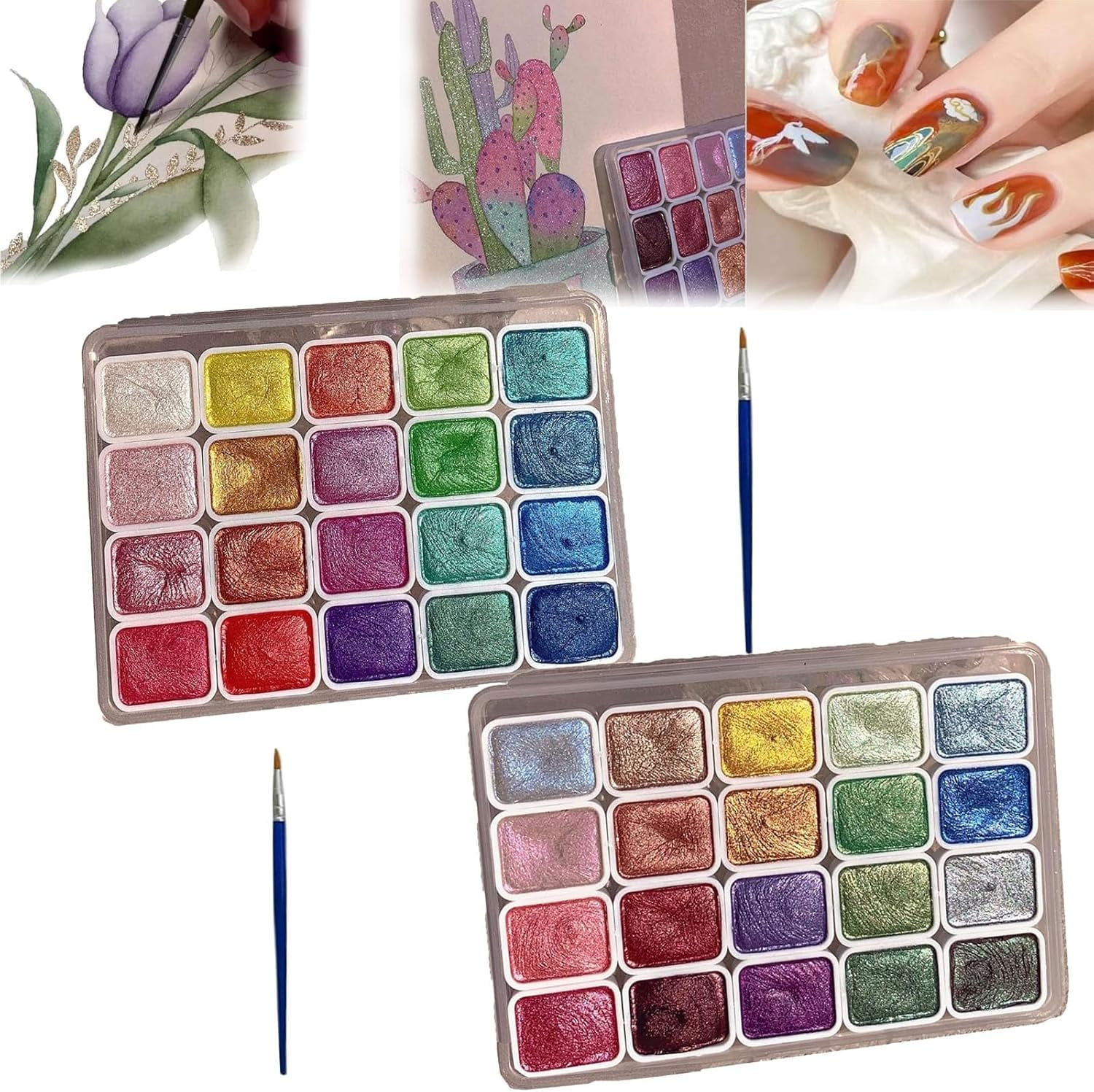 Caedrea Kolorful - Powder Mineral Pearl Pigment Art Watercolor,Pearl ...