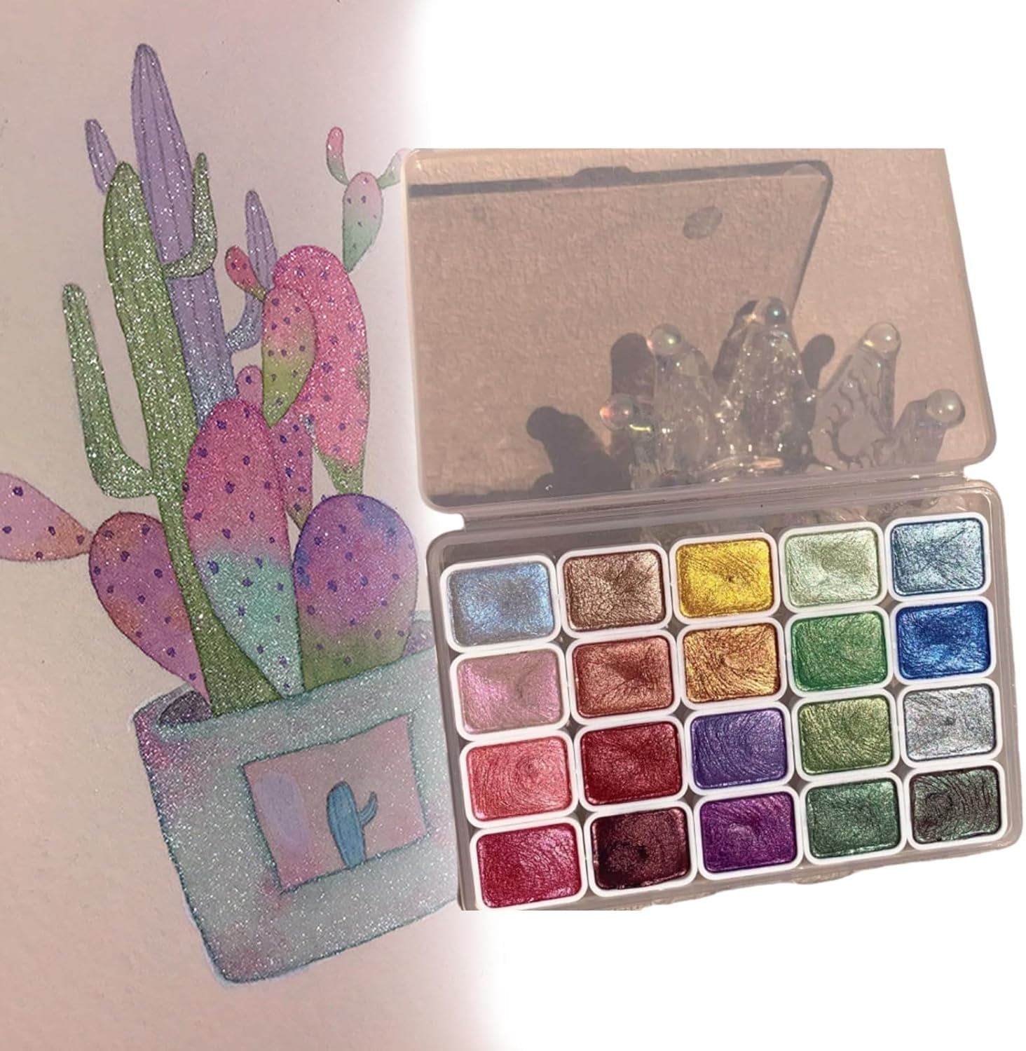 Caedrea Kolorful - Powder Mineral Pearl Pigment Art Watercolor, Shimmer ...