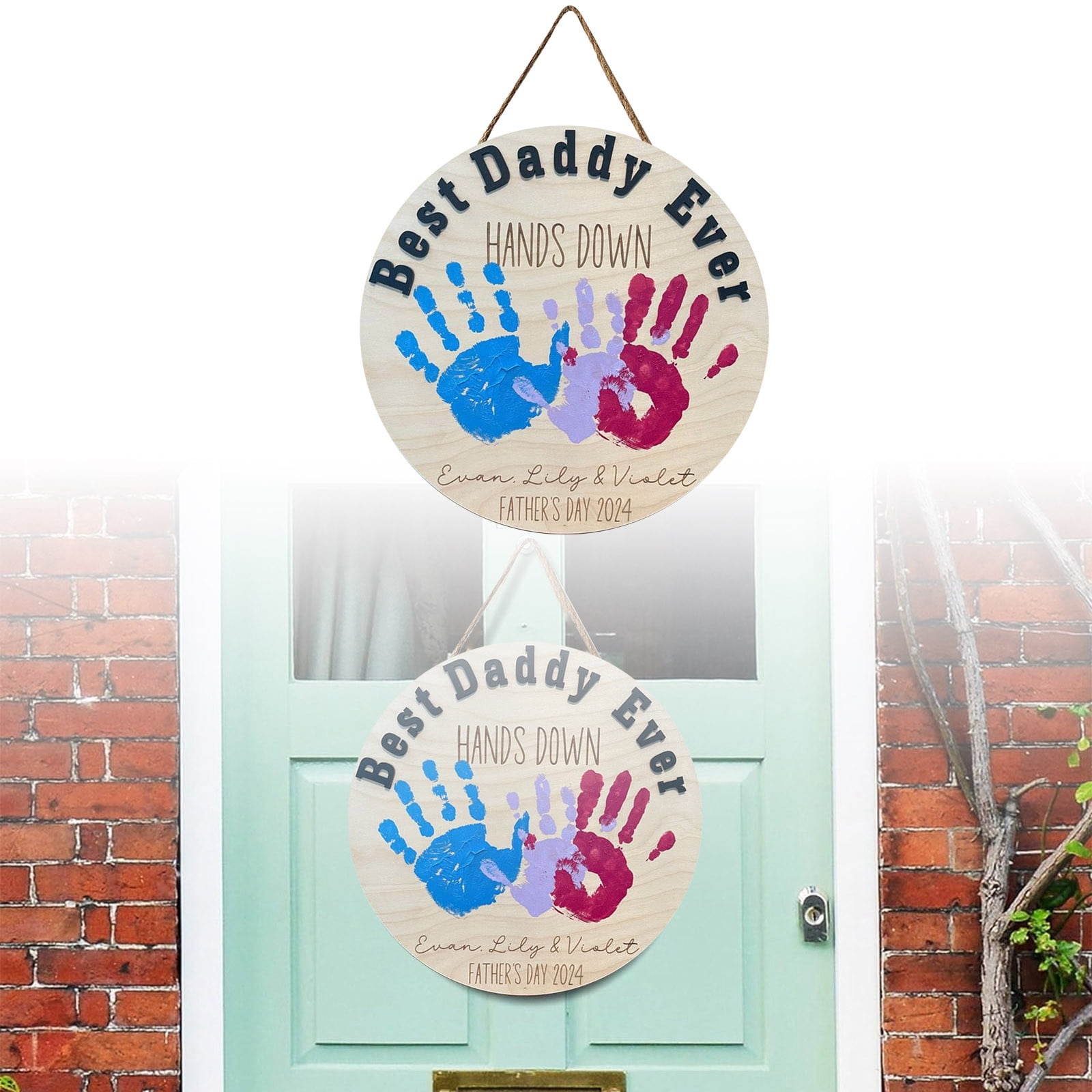 Caeoweyj Show Your Love For Dad Unique Father's Day Door Large Wall ...