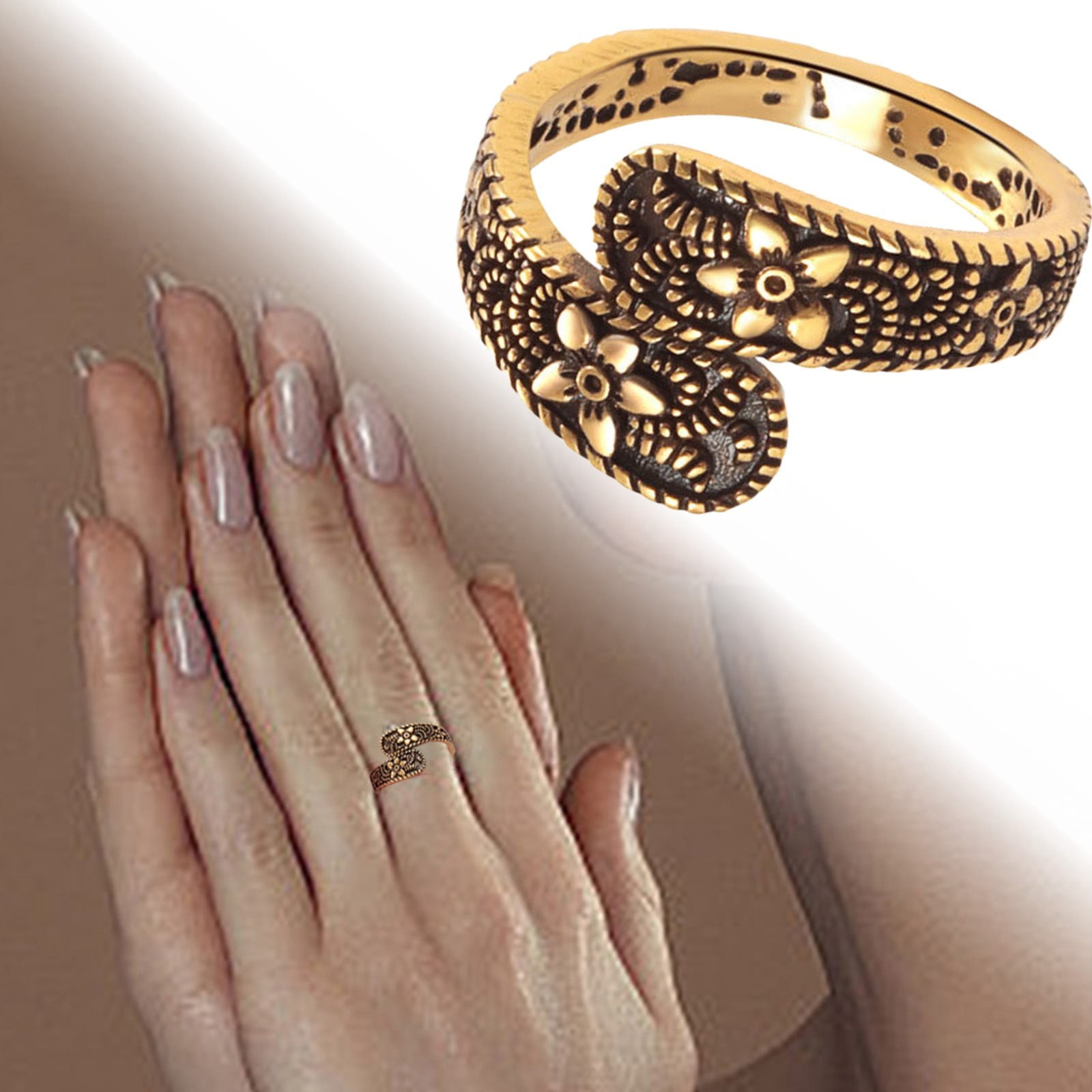 Caeoweyjj Forefinger Rings for Women Rings for Women Rose Airplane ...